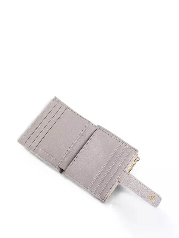 COCCINELLE Medium Logo-plaque Grained-leather Wallet