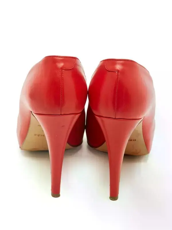 Hermès V-neck Platform Pumps