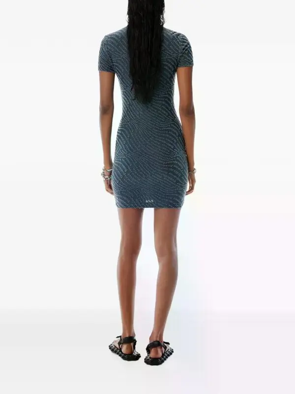 Alexander Wang Jacquard Logo Mini Dress