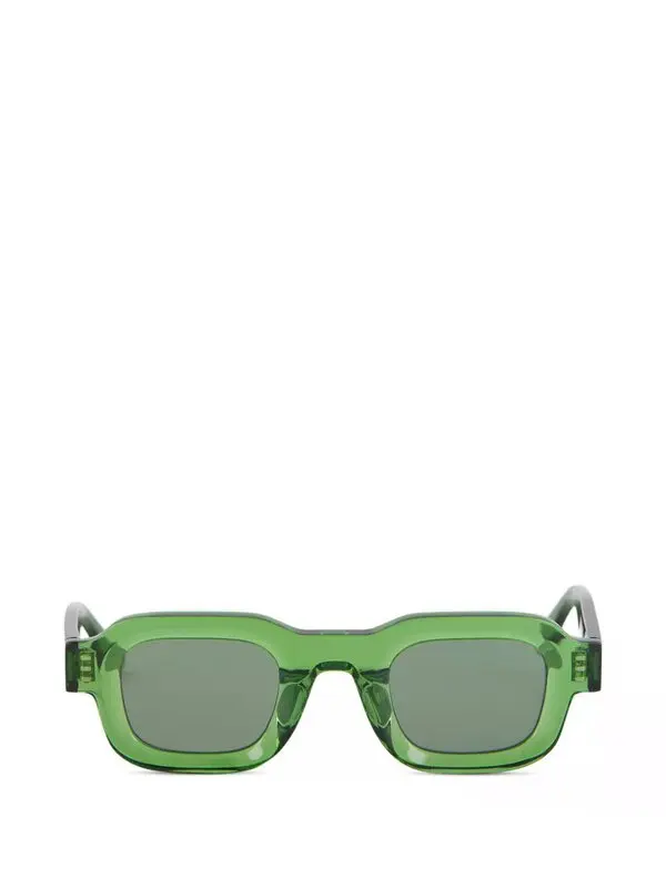 Thierry Lasry Translucent Acetate Square-frame Sunglasses - Green