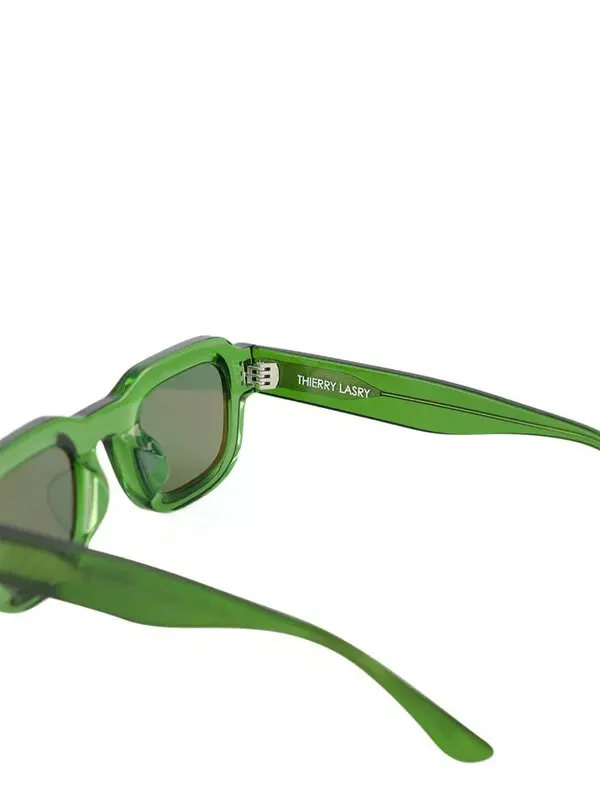 Thierry Lasry Translucent Acetate Square-frame Sunglasses