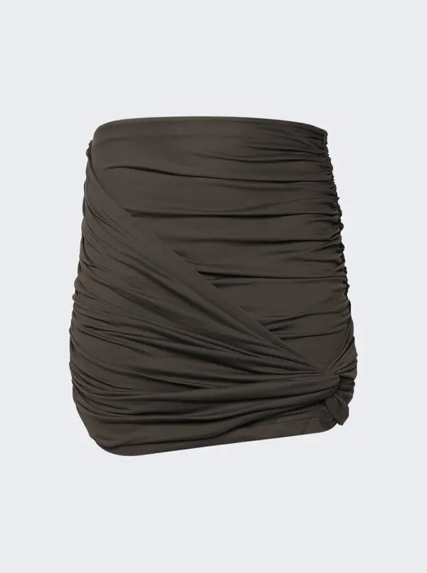 Magda Butrym Draped Mini Swim Skirt
