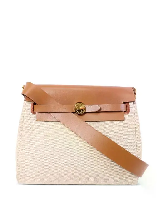 Hermès Mini Herbag Shoulder Bag - Neutrals