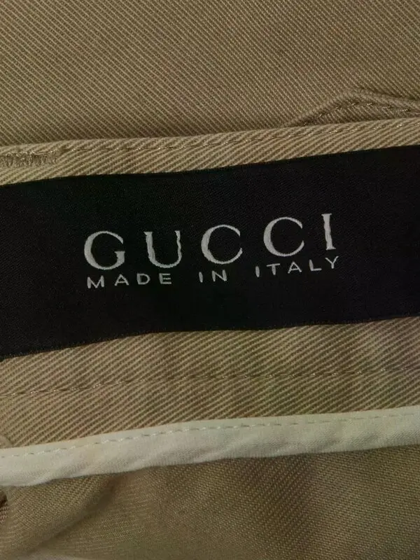 Gucci Pleated Twill Trousers