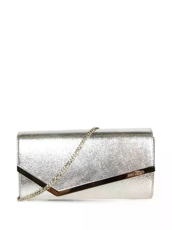 JIMMY CHOO Emmie Clutch Bag - Silver