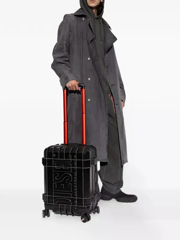 DIESEL® Embossed Logo Grid-pattern Trolley