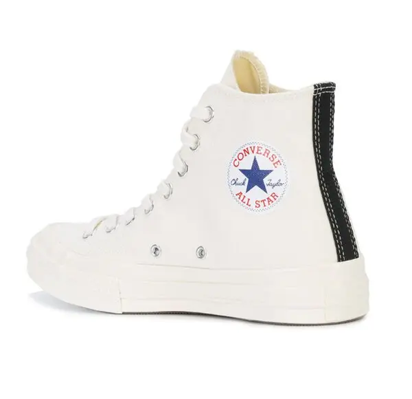 Play Comme Des Garcon Popular Converse Canvas Sneakers