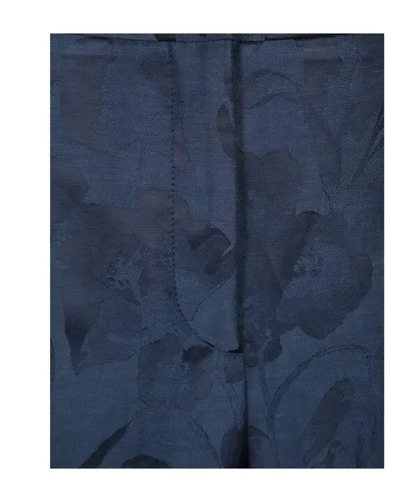 Incotex Floral Jacquard Straight-leg Pants