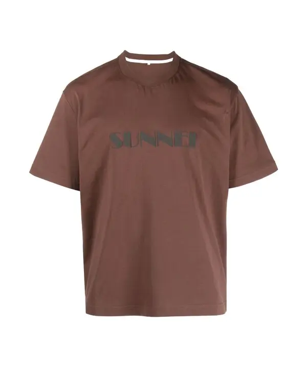 Sunnei Logo-print Cotton T-shirt - Red
