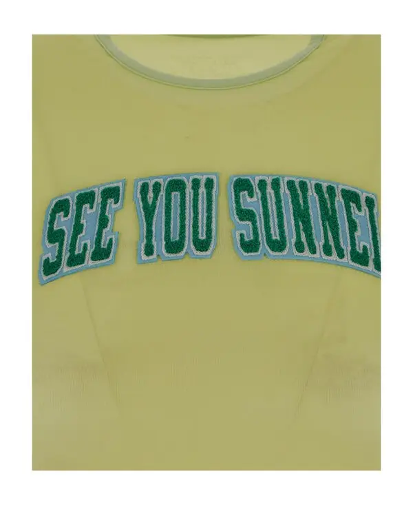 Sunnei Logo Patch T-shirt