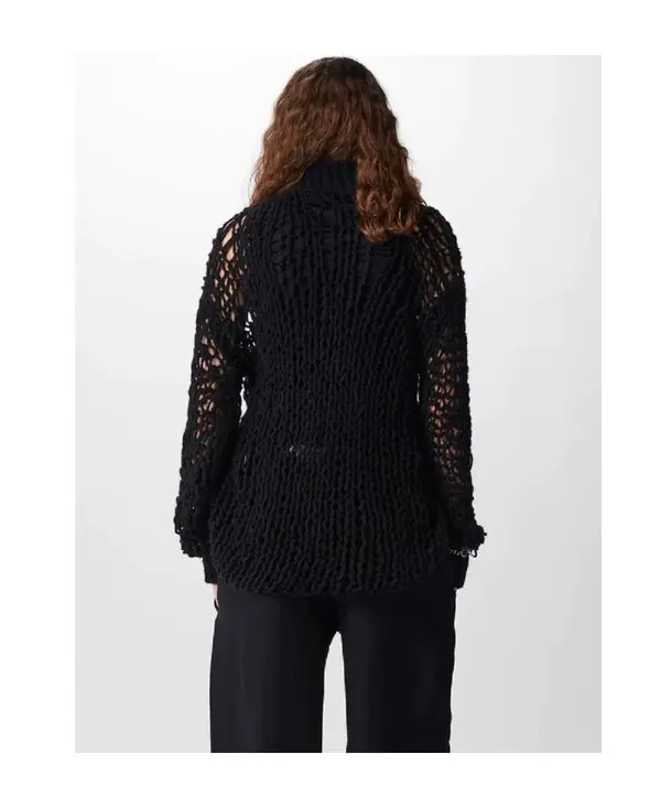 ANN DEMEULEMEESTER Cut-out Knitted Jumper