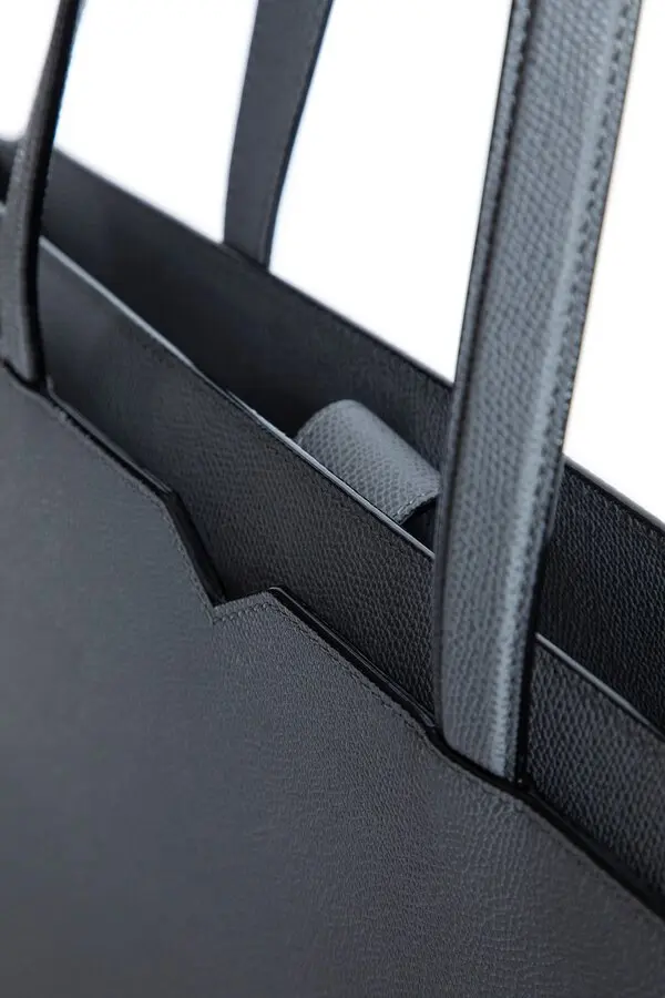 VALEXTRA Logo Shoulder Bag