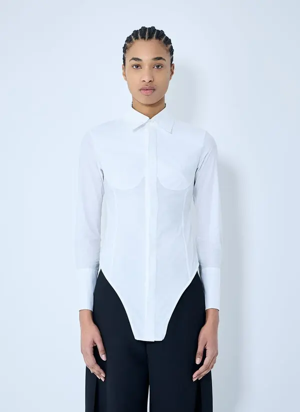JEAN PAUL GAULTIER Corset Shirt - White
