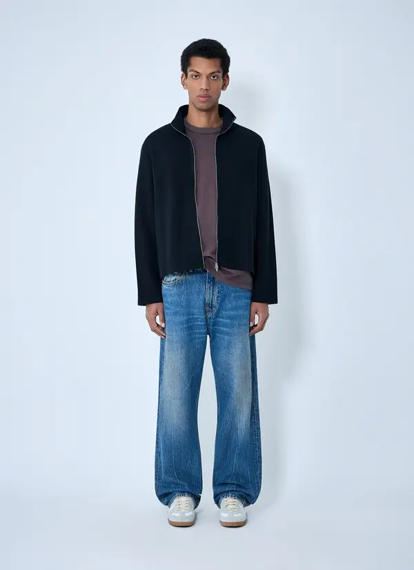 Our Legacy High-neck Zip-up Jacket - Black