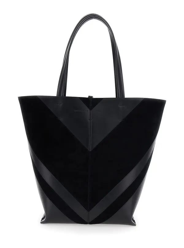 Phoebe Philo Pot Cabas Shoulder Bag In Leather - Multicolor
