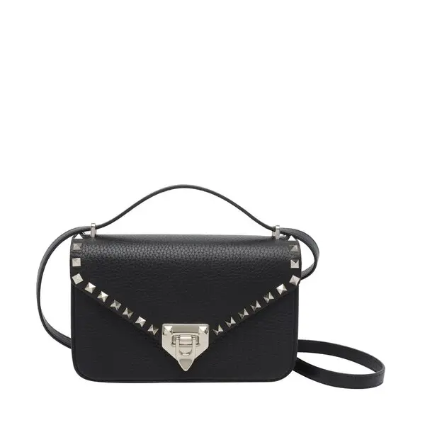 Valentino Garavani Small Rockstud Crossbody Bag - Black