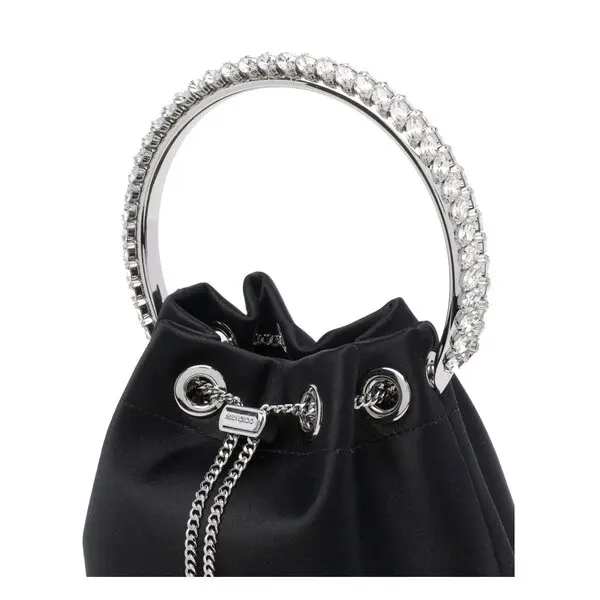 JIMMY CHOO Bon Bon Bucket Bag - Black