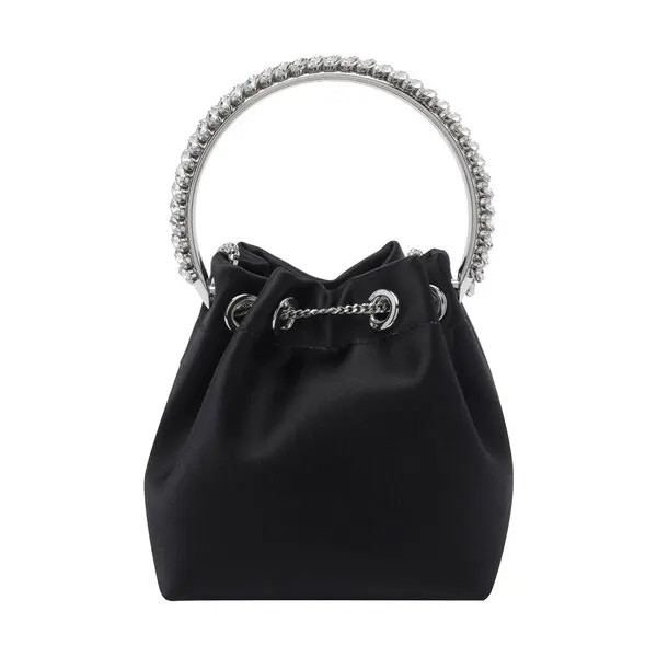 JIMMY CHOO Bon Bon Bucket Bag - Black