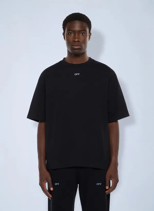 Off-White Stencil Arrow Skate Logo T-shirt - Black