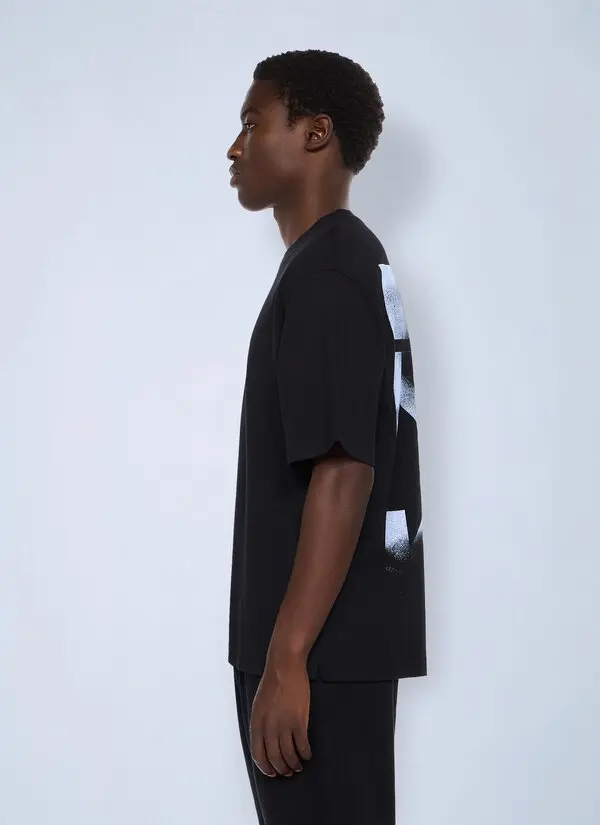 Off-White Stencil Arrow Skate Logo T-shirt - Black