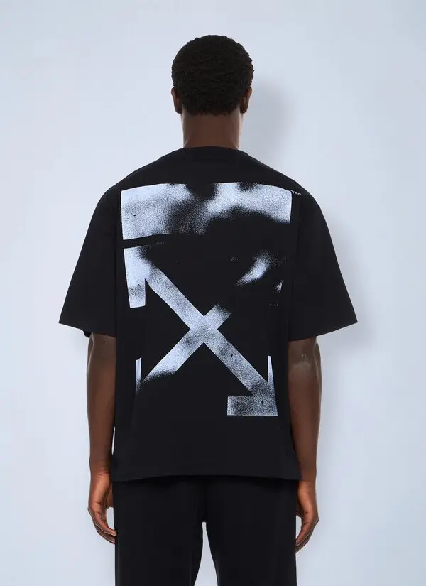 Off-White Stencil Arrow Skate Logo T-shirt - Black