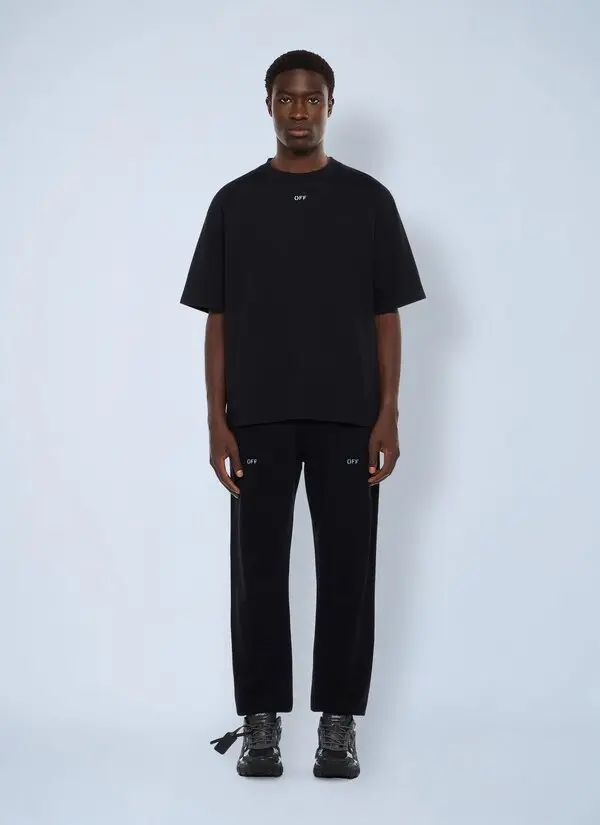 Off-White Stencil Arrow Skate Logo T-shirt - Black