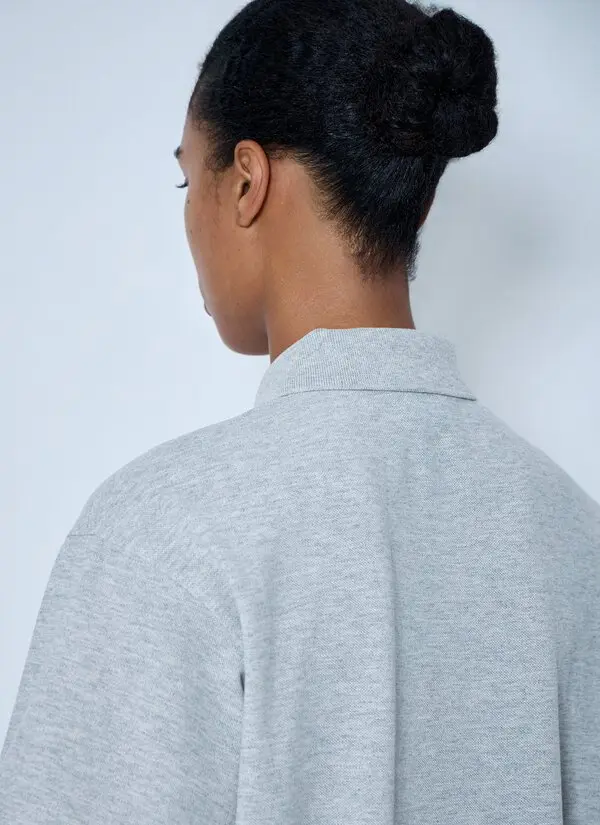 Saint Laurent Short Sleeve Polo Shirt - Gray
