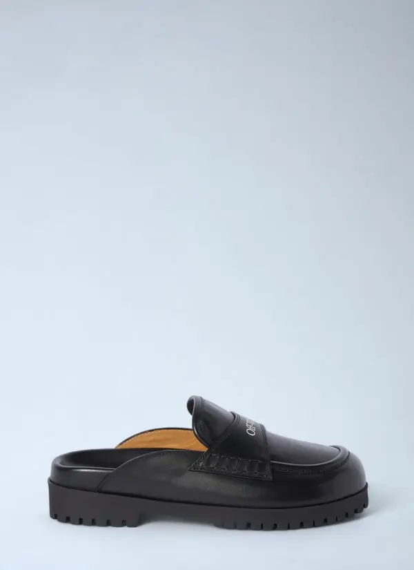 Off-White O Slip-on Loafers - Black