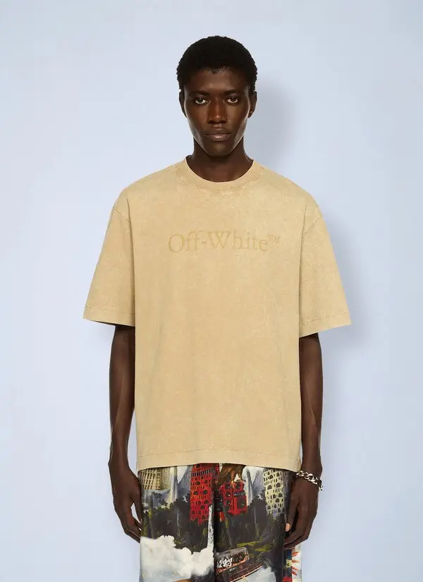 Off-White Laundry Skate Logo T-shirt - Brown