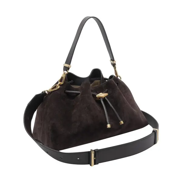 JIMMY CHOO Medium Cinch Bag - Brown