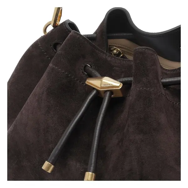 JIMMY CHOO Medium Cinch Bag - Brown