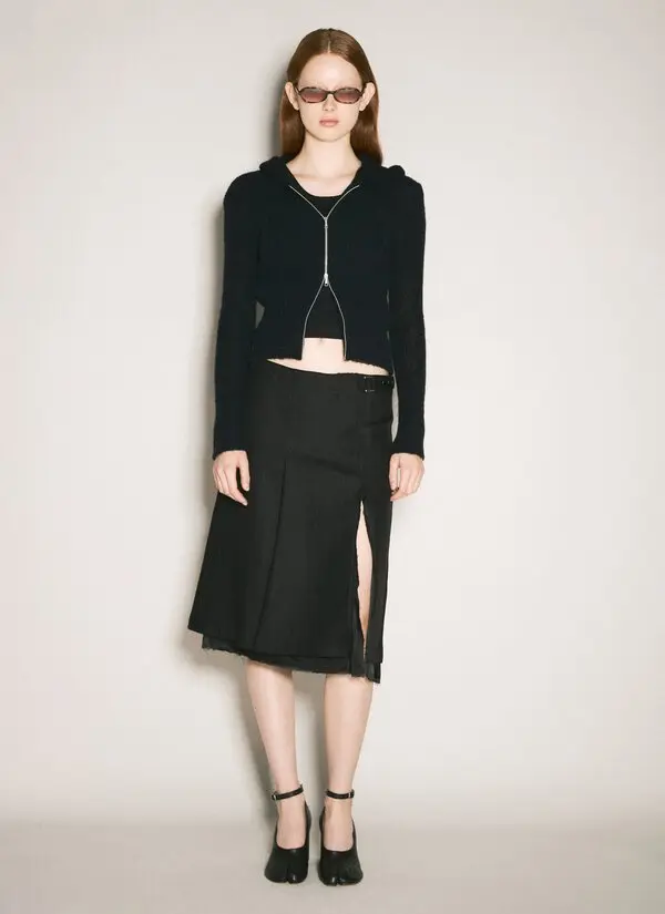 Our Legacy Compact Hooded Zip-up Cardigan
