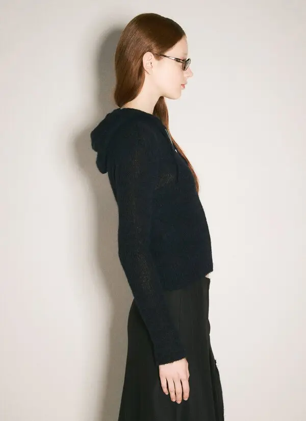 Our Legacy Compact Hooded Zip-up Cardigan