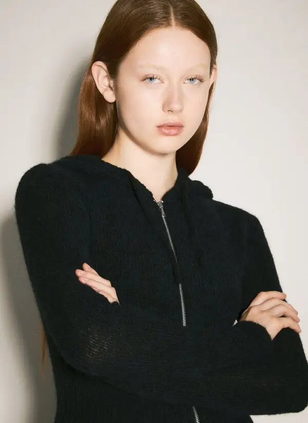 Our Legacy Compact Hooded Zip-up Cardigan