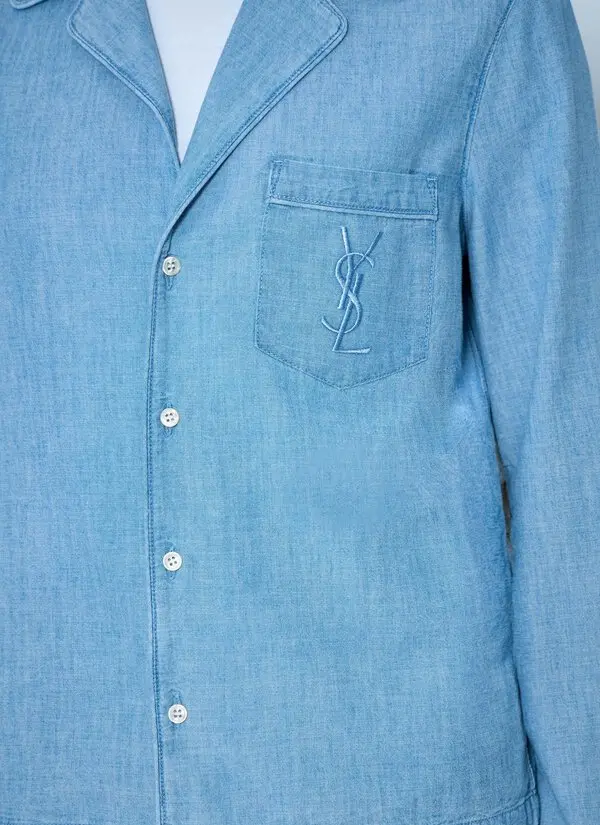 Saint Laurent Button-down Denim Shirt