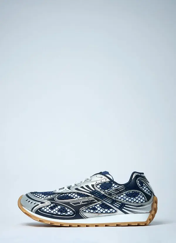 Bottega Veneta Orbit Sneakers - Silver