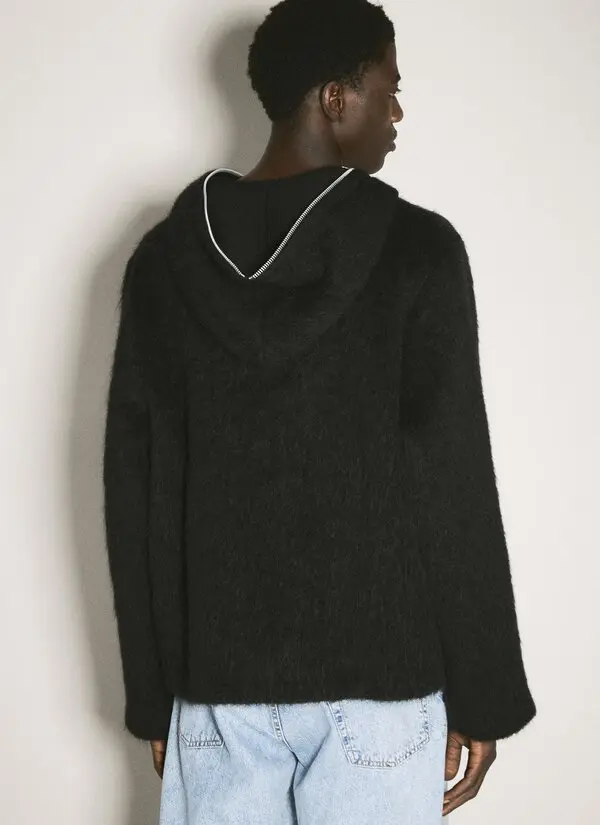 Our Legacy Hairy Zip-up Hooded Cardigan