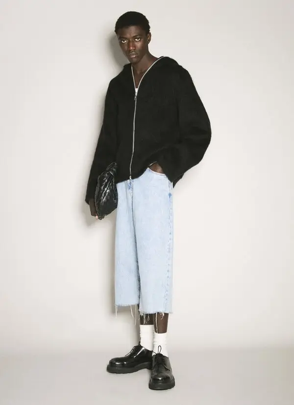 Our Legacy Hairy Zip-up Hooded Cardigan