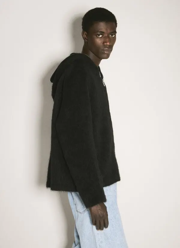 Our Legacy Hairy Zip-up Hooded Cardigan