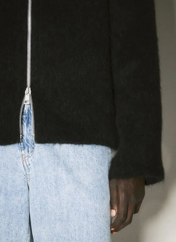 Our Legacy Hairy Zip-up Hooded Cardigan