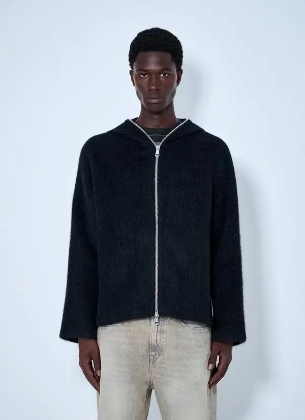 Our Legacy Hairy Zip-up Hooded Cardigan