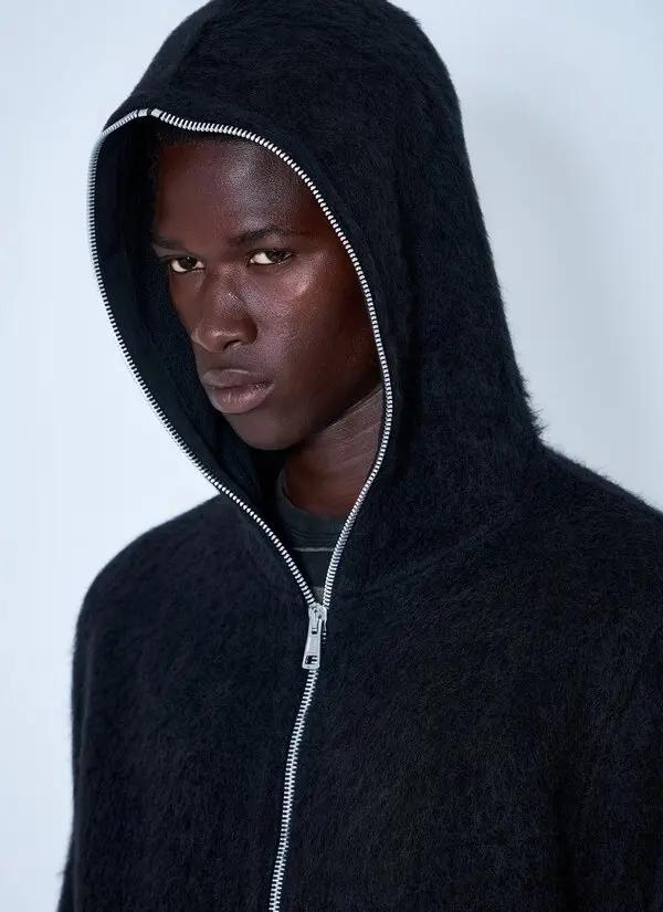 Our Legacy Hairy Zip-up Hooded Cardigan