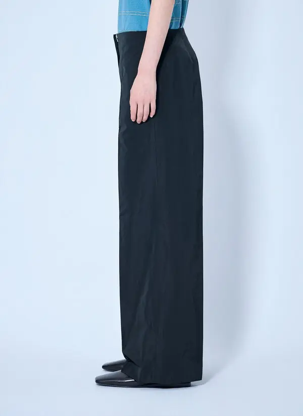 JIL SANDER Tailored Wide-leg Trousers - Black