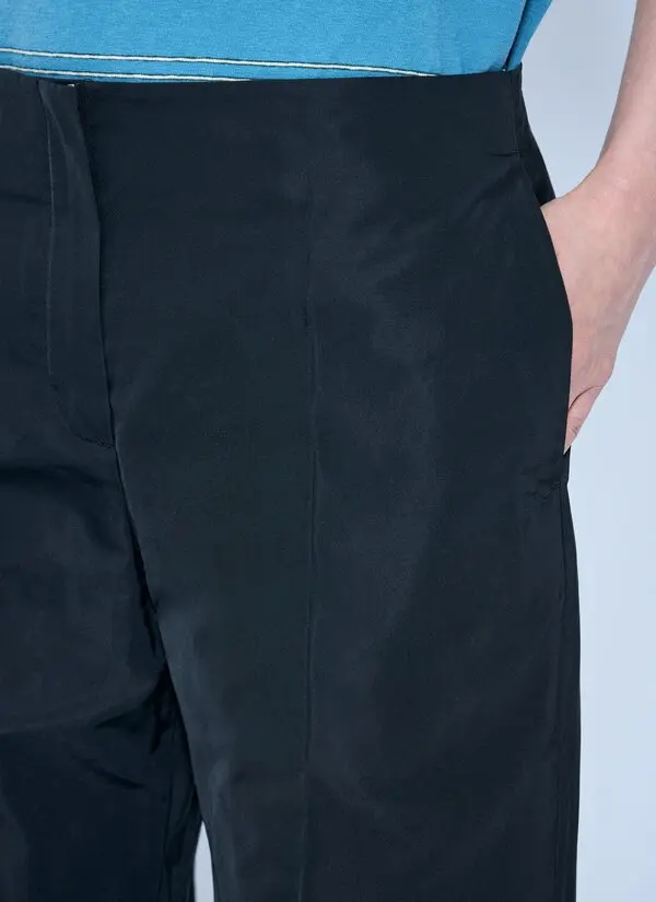 JIL SANDER Tailored Wide-leg Trousers - Black
