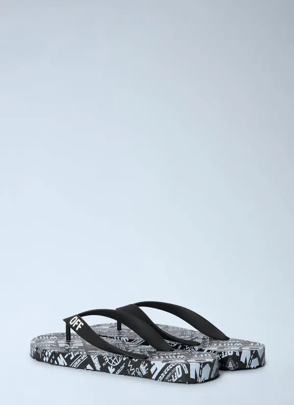 Off-White Off Stamp Flip Flops