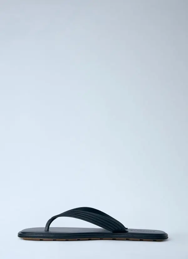 Bottega Veneta Matt Ruber Nappa Sandals