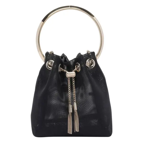 JIMMY CHOO Bon Bon Bucket Bag - Black