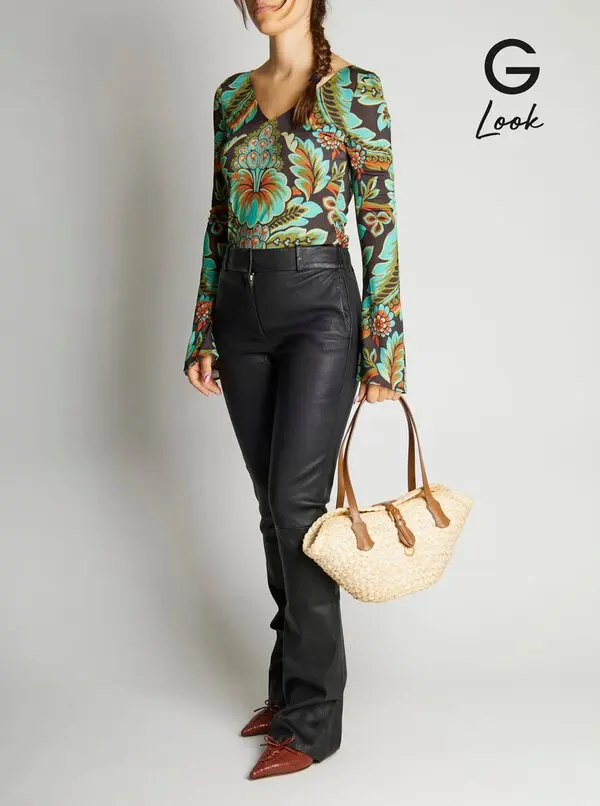 Dolce & Gabbana Raffia Shoulder Bag