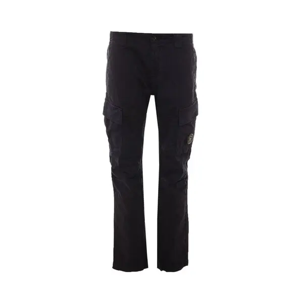 C.P. COMPANY Stretch Sateen Cargo Pants - Blue