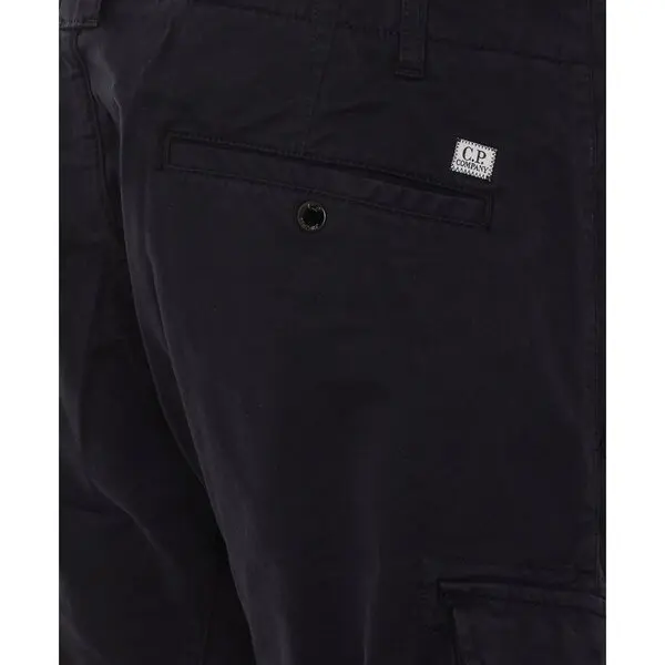C.P. COMPANY Stretch Sateen Cargo Pants - Blue